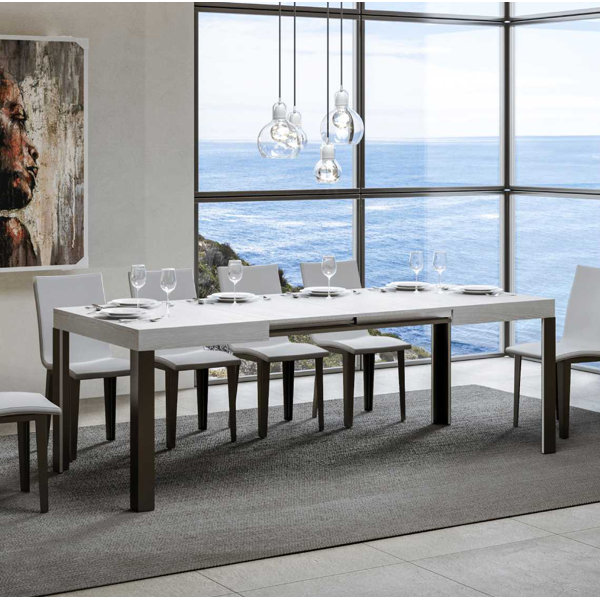 Itamoby Extendable Table Linea with Anthracite Structure | Wayfair.co.uk